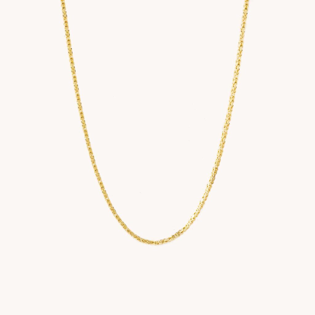 Thin Byzantine Titan Chain - The Gold Boutique Florence